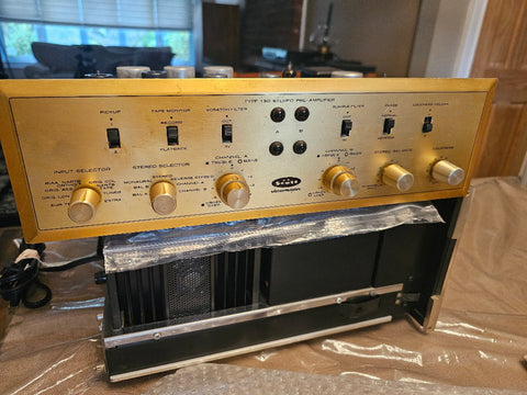 HH Scott model 130 stereo preamp – Doug's Tubes